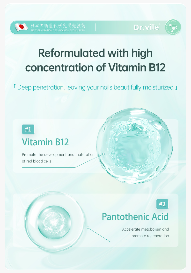 Dr.Ville Nail Fungus Treatment Nail Care Nail Repair Cream Nail Serum ...