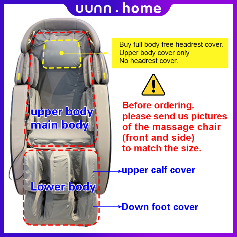 Full Body Shiatsu Massage Chair Cover, OSIM Massage Chair Dust Cover ...