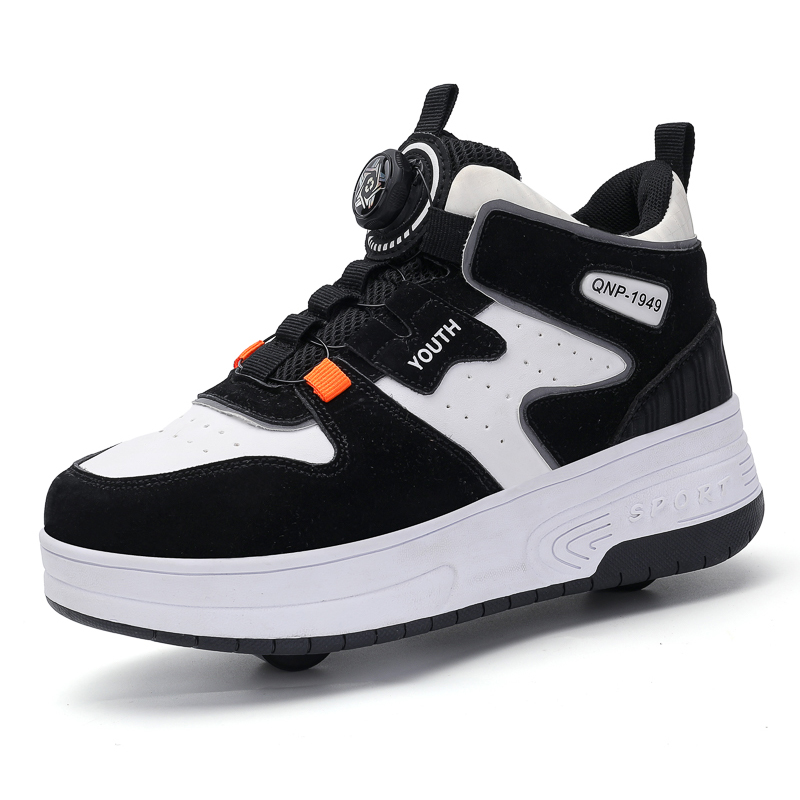 XONGT Youth detachable two-wheeled Heelys adults Roller skates roller ...
