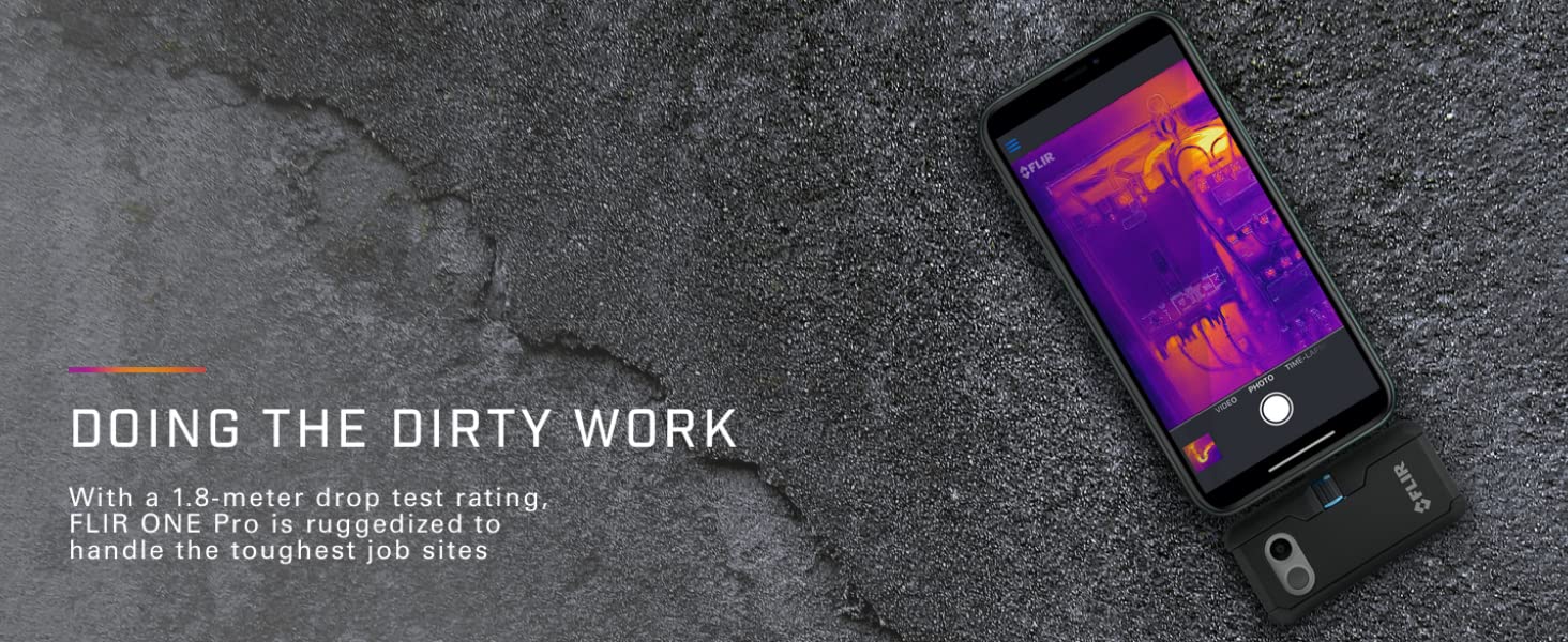 FLIR ONE PRO Thermal Imager Industrial PCB Floor Heat Pipe Detection ...