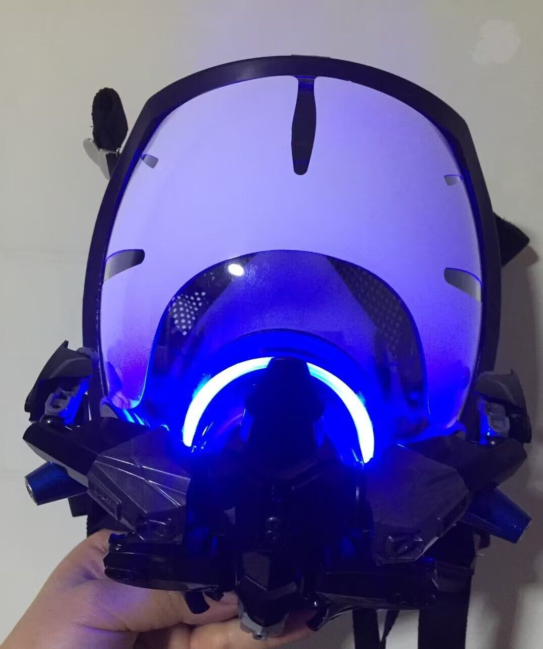 Cyberpunk Mask Cosplay Future Science Fiction LED Mask Metaverse ...