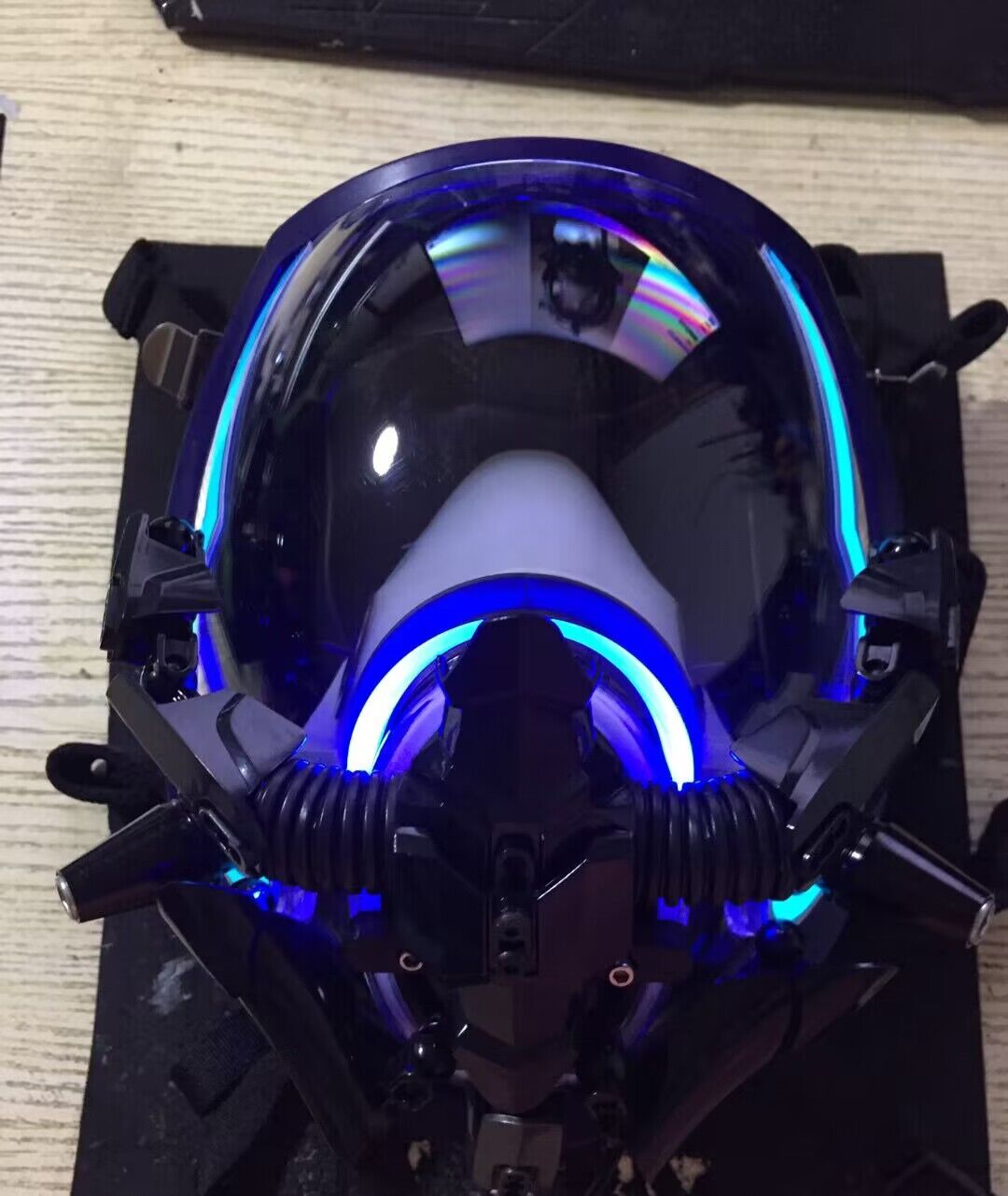 Cyberpunk Mask Cosplay Future Science Fiction LED Mask Metaverse ...