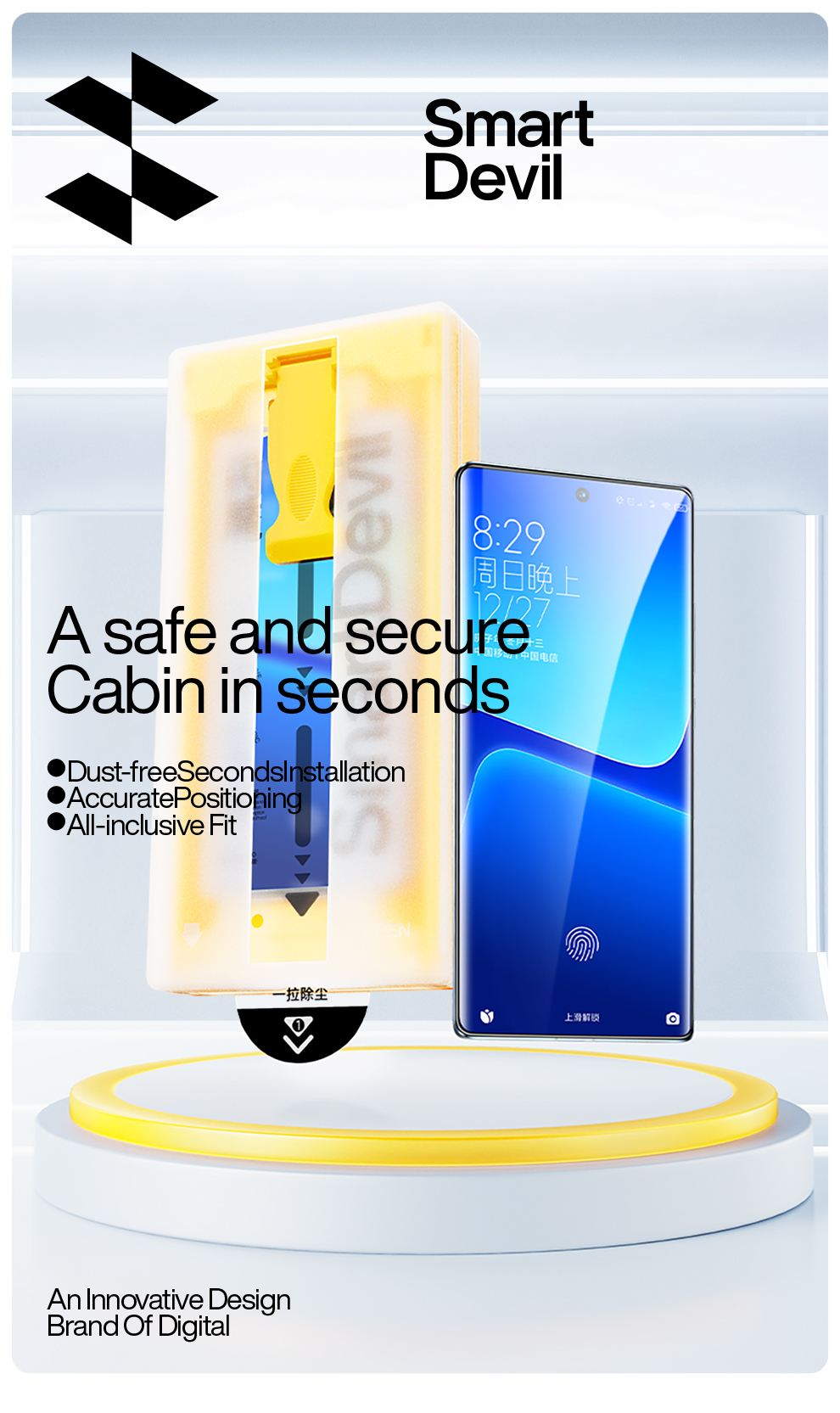 SmartDevil Films Full Gel Soft Film For Xiaomi 13 Pro/13 Ultra/12 Pro/Xiaomi 14 Pro New Dustless ...