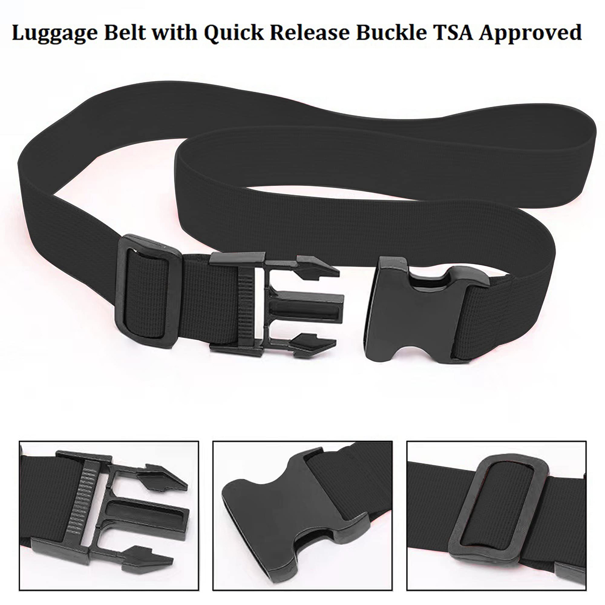 Luggage Strap with 3 Digit Pin Lock T-Shape Luggage Travel Strap Safety ...