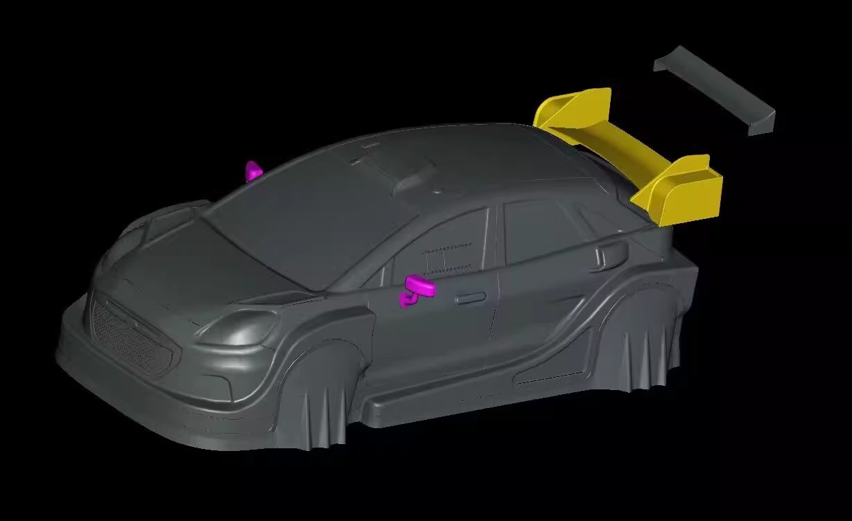 RC 1/10 Ford Rally Body Shell 190mm Width 260mm Wheelbase With ...