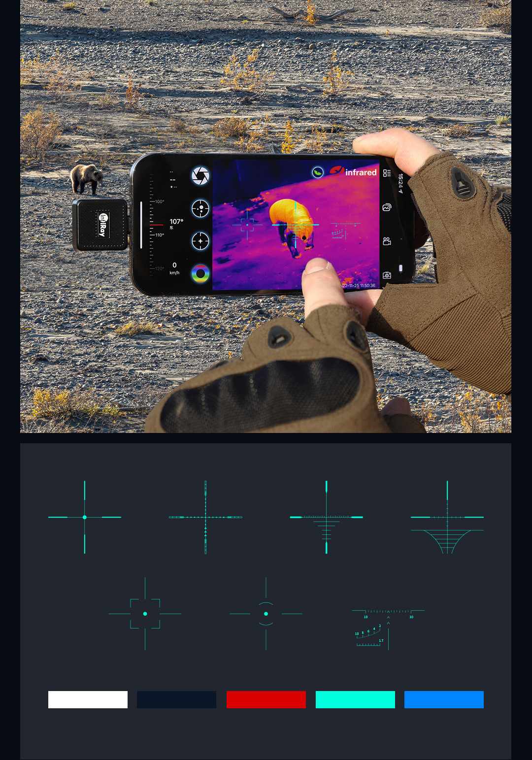 Infiray T2 PRO Infrared Thermal Imager Thermal Camera Night Vision ...
