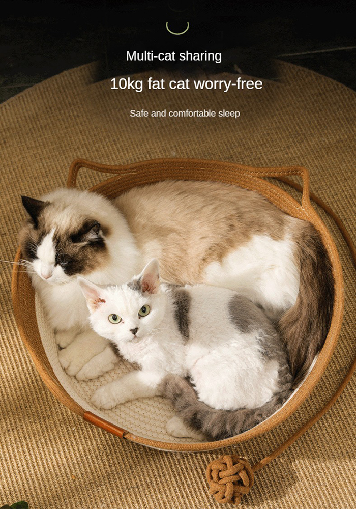 Pet Bed Pet Cushion Kucing Pet Sleeping Mat Natural Pet Sleeping Basket ...