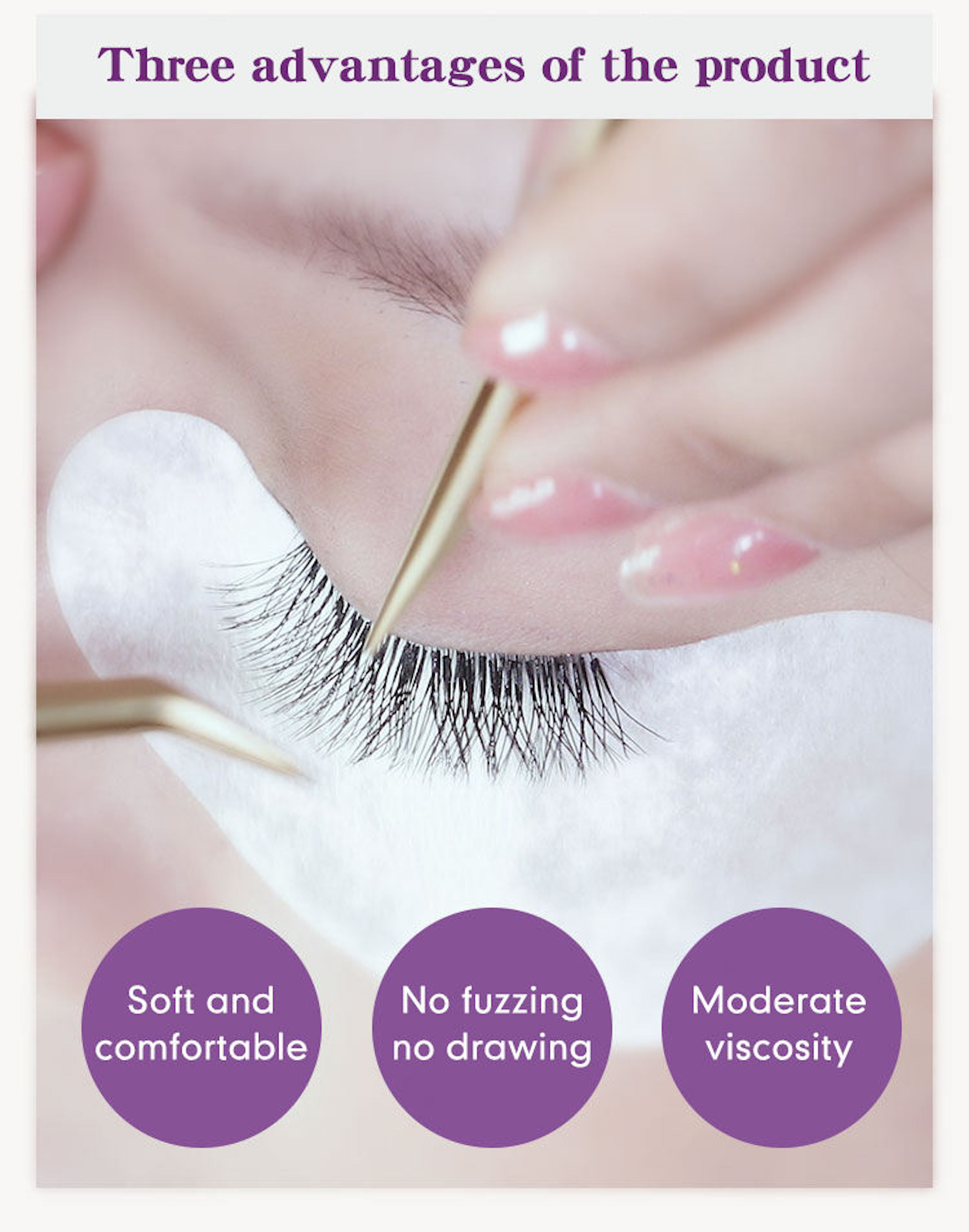 PRAECLARUS Hydrogel Patches Stickers For Lash Extension 50 Pairs Eye ...