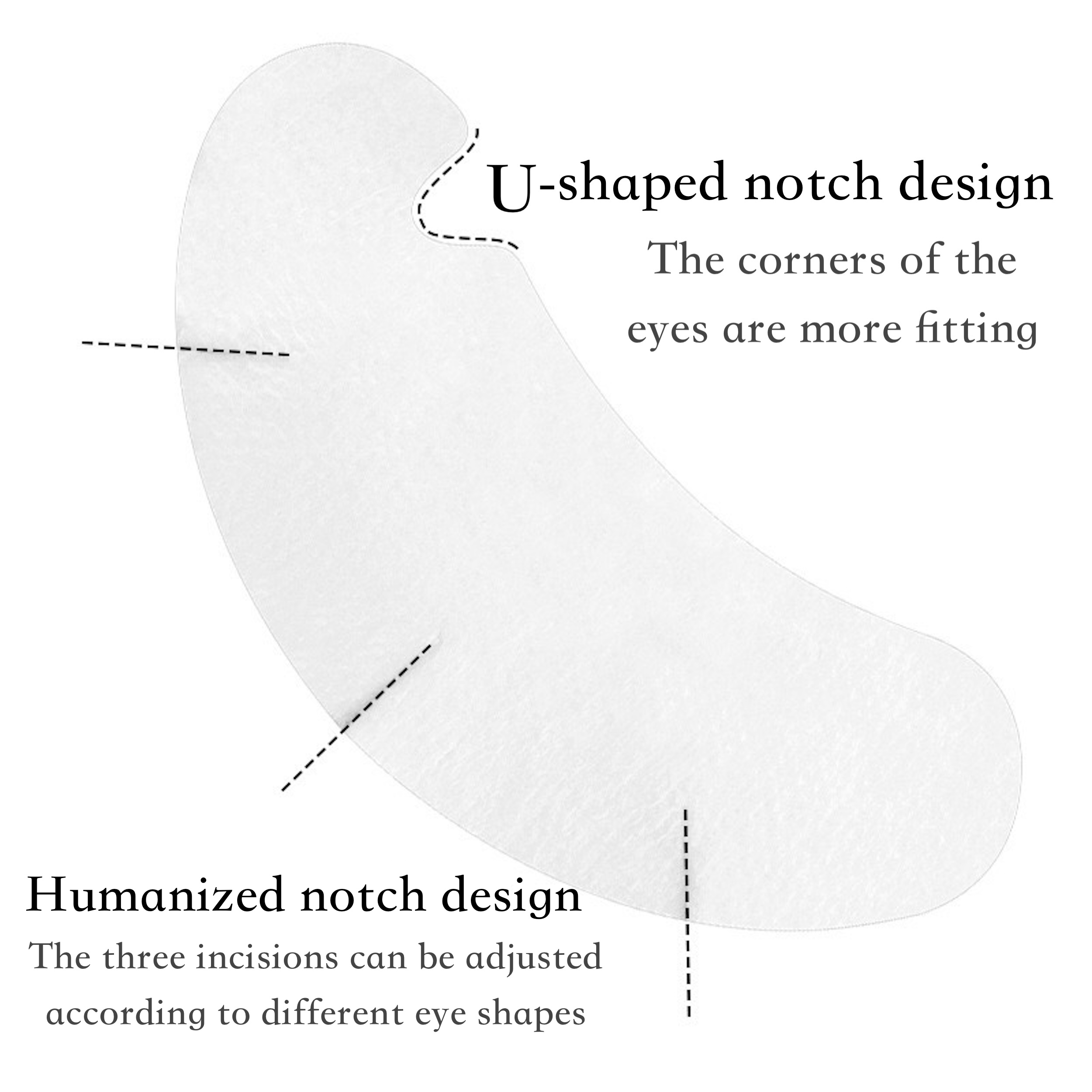 PRAECLARUS Hydrogel Patches Stickers For Lash Extension 50 Pairs Eye ...