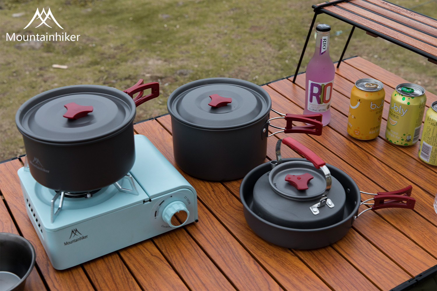 Mountainhiker Cookware 3pcs/4pcs/5pcs Kettle Pot Cooking Set Free ...