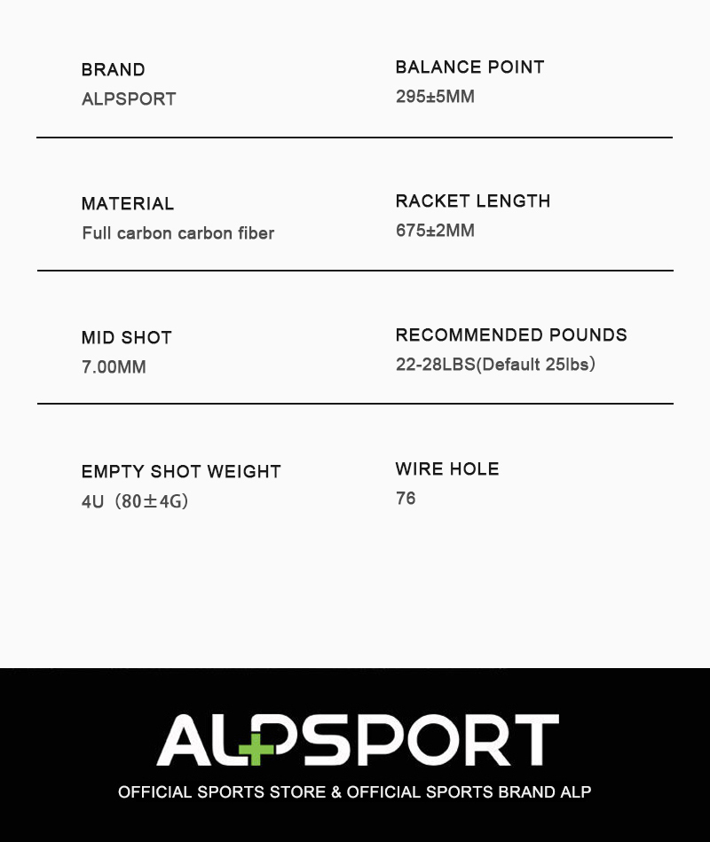 ALPSPORT Gemini 2Pcs 4U G5 100% Carbon Fiber Badminton Racket Original ...