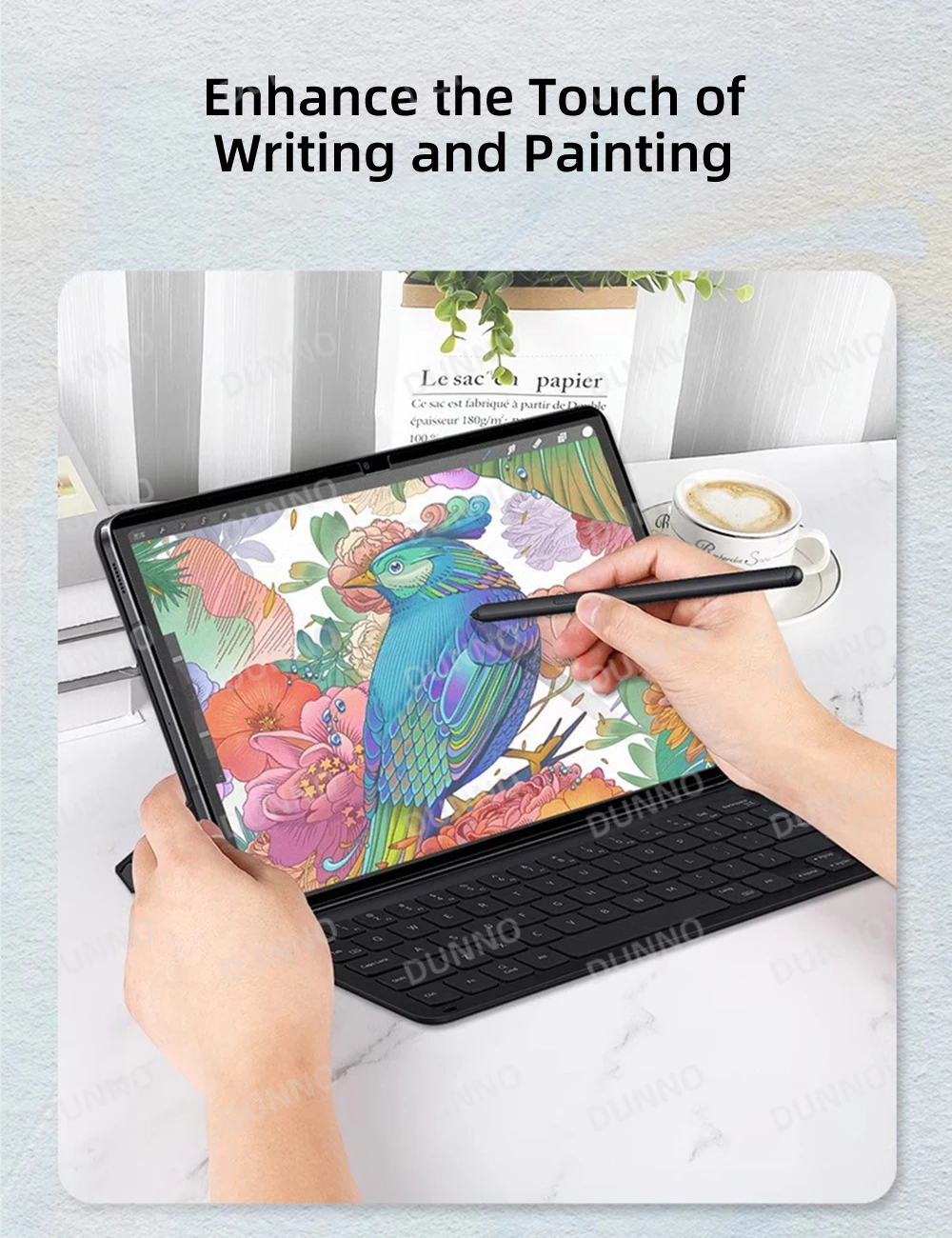 Paper Feel Like Screen Film For Samsung Galaxy Tab S7 Plus S8 Plus S9 ...