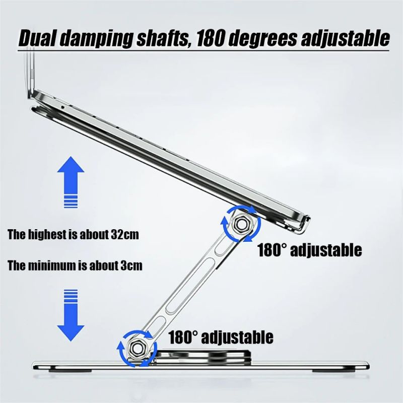 360° Rotation Laptop Stand Tablet Stand Foldable Desk Laptop Stand ...