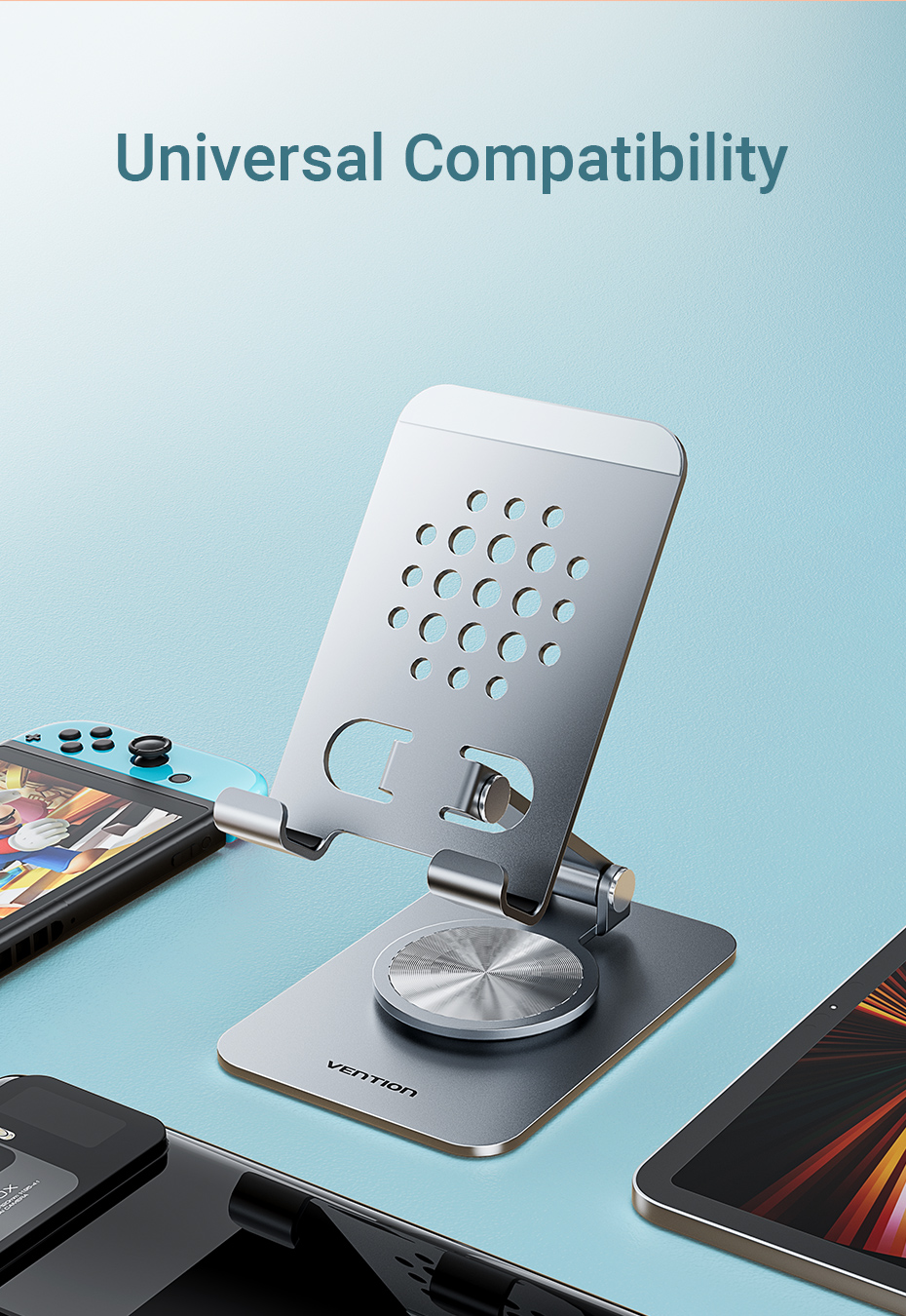 Vention Phone stand 360° Rotatable Phone Holder Desktop Tablet Stand ...