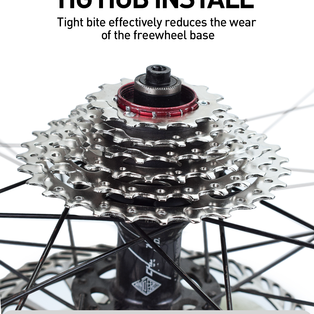 VG Sports 7 Speed Road Bike Cassette 12-28T 12-32T Silver Color Bicycle ...