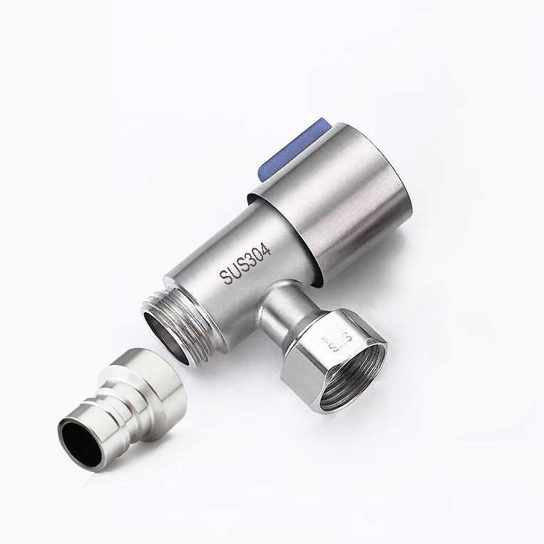 304 Stainless Steel Union Angle Valve Loose Joint Faucet Water Tap ...
