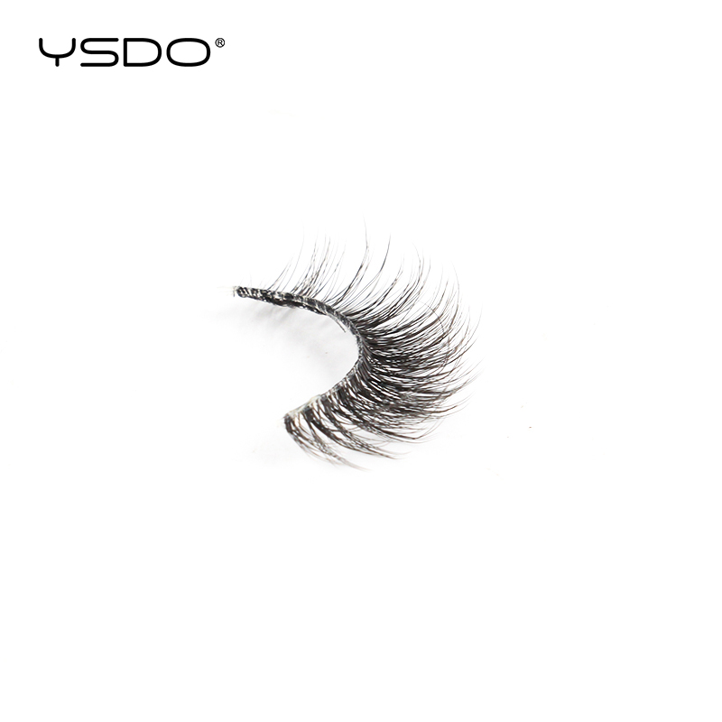 YSDO 10 Pairs Soft 3D Mink Lashes Wispy False Eyelashes Transparent ...