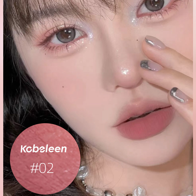 KOBELEEN Small paintball lip glaze velvet matte lip mud longlasting ...
