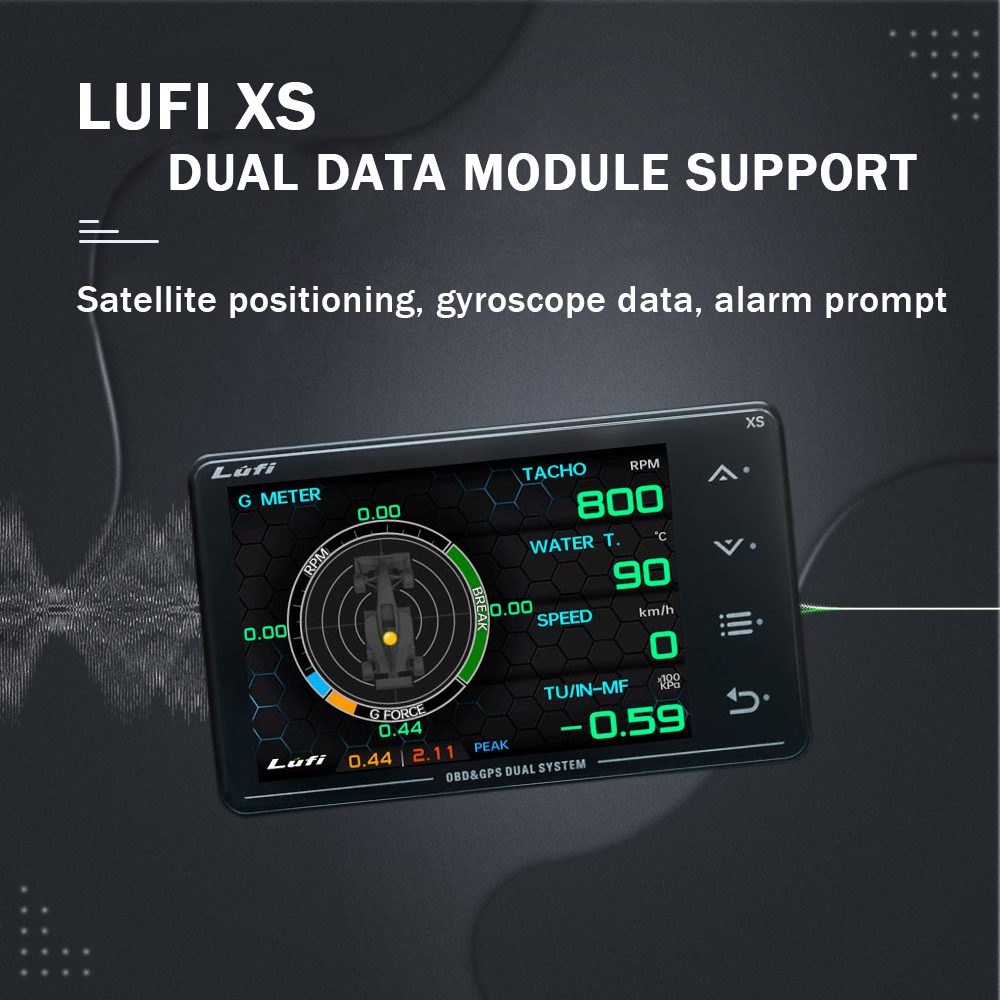 Lufi XS OBD OBD2 Digital METER THIRD LUFI Original Meter Gauge | Shopee ...