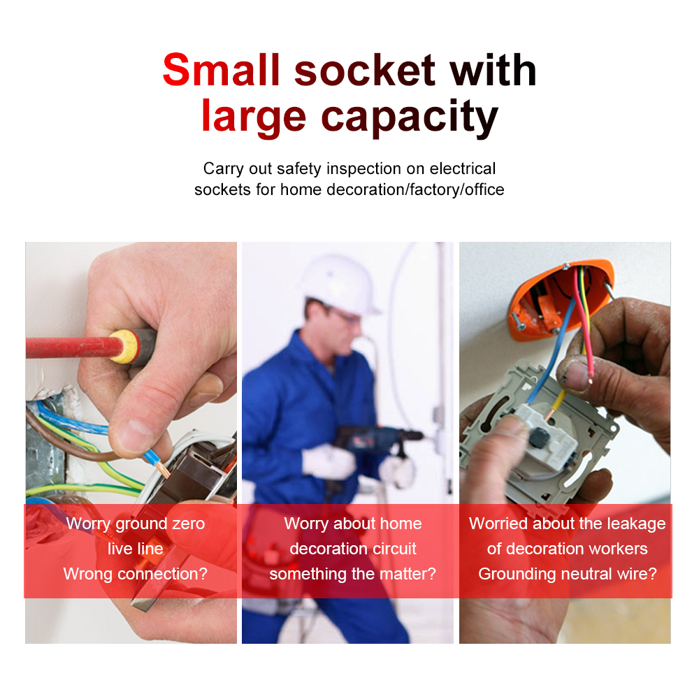 Habotest Ht106 Ht107 Socket Tester Pro Voltage Test Digital Outlet Socket Detect Us Uk Eu Plug