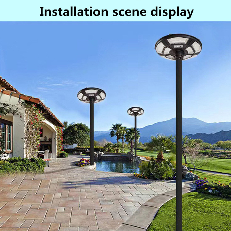 ufo solar light Pole for Solar street light 3M/4M Removable Heavy Duty ...