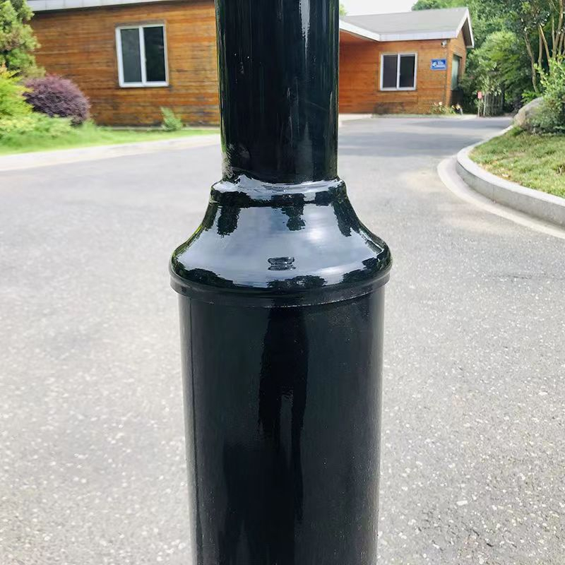 ufo solar light Pole for Solar street light 3M/4M Removable Heavy Duty Galvanized Steel Split ...