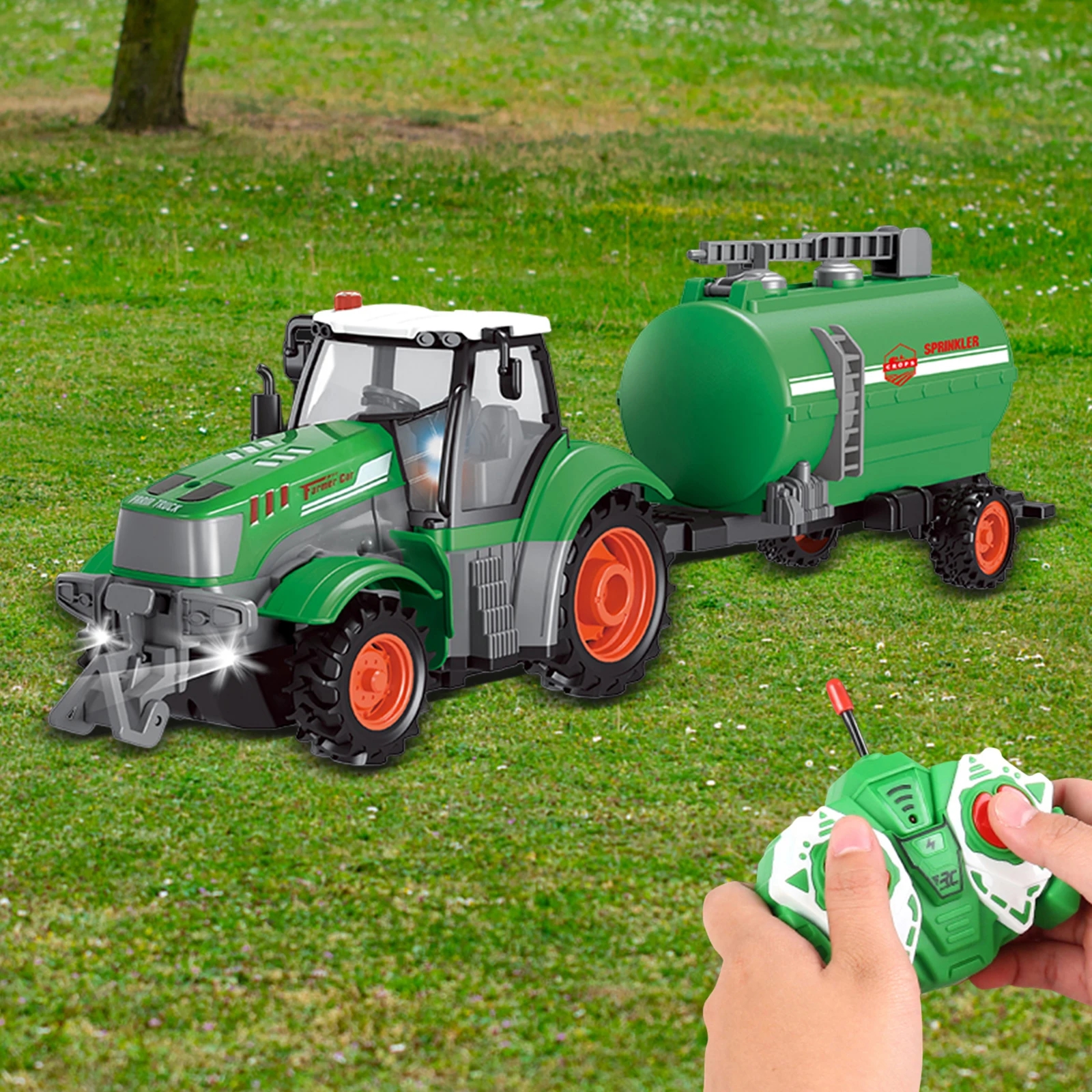 RC Farm Tractor Truck Toy Remote Control Dump Car Truck Farmer ...