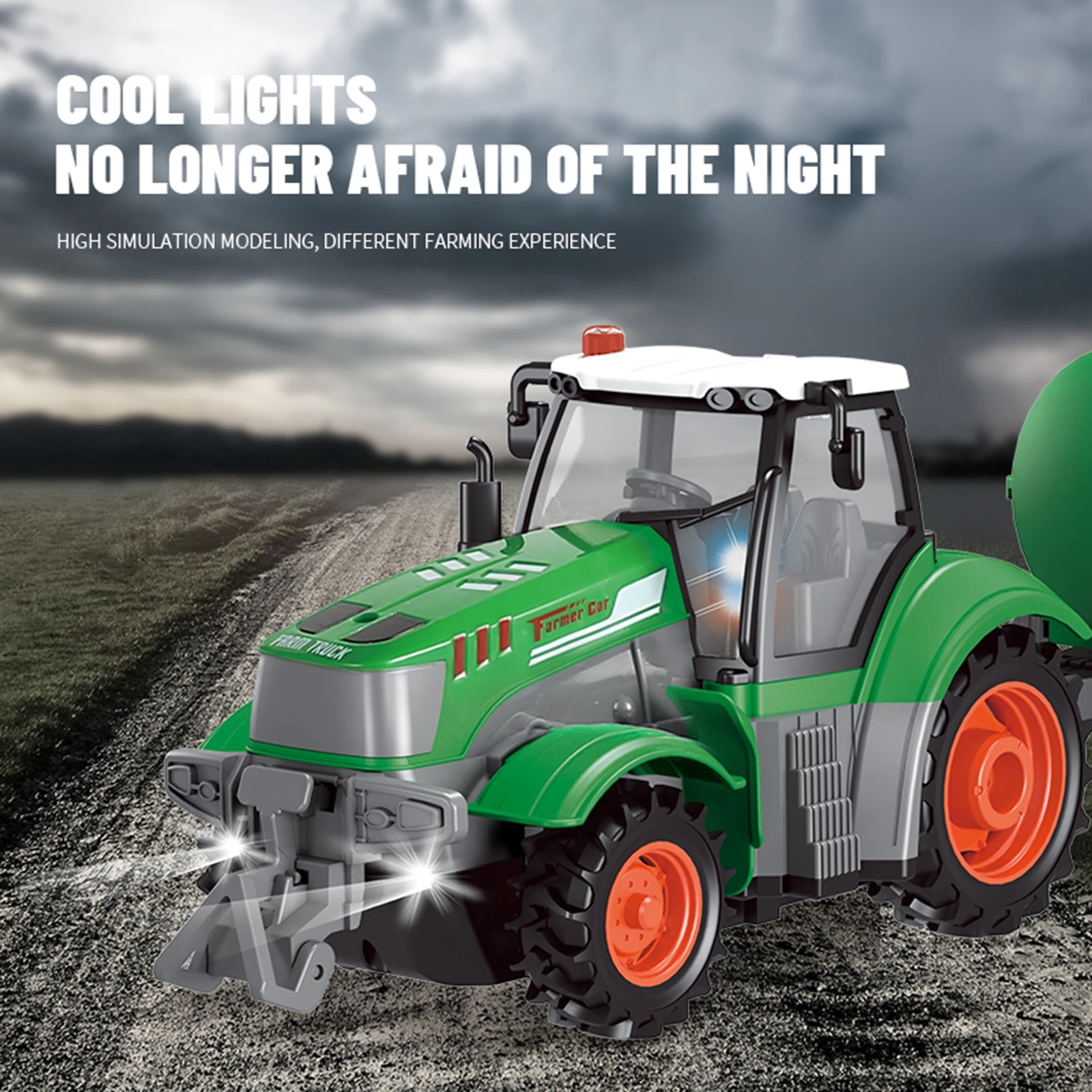 RC Farm Tractor Truck Toy Remote Control Dump Car Truck Farmer ...