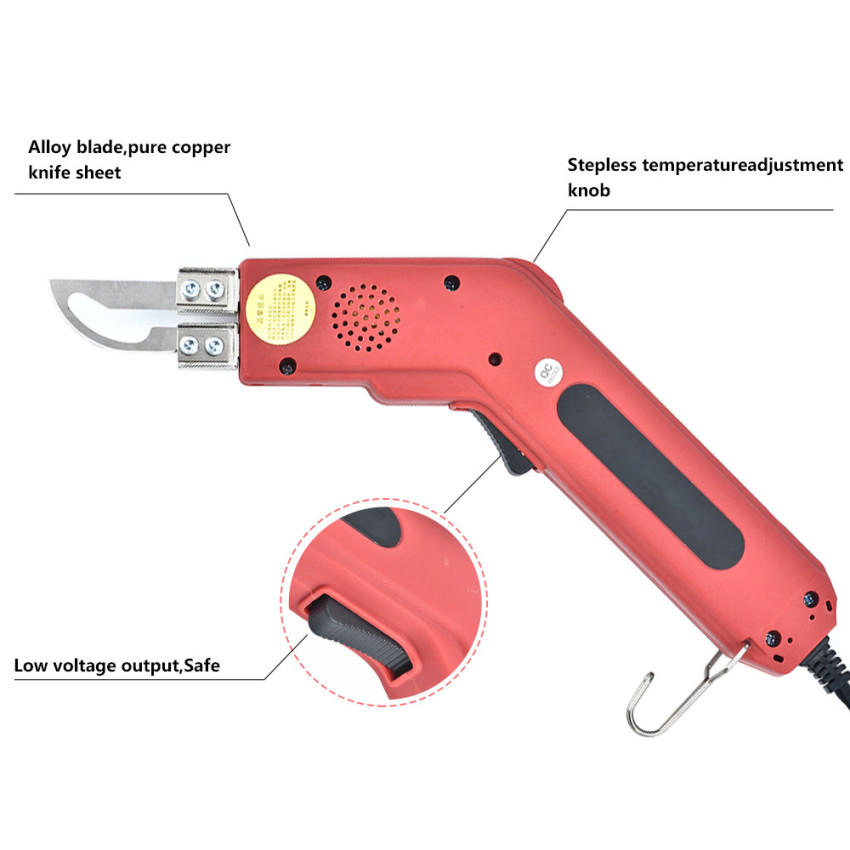 4 in 1 Knife Heat 220V Fabric Cutter Rope Cutter, 100W Pro Electric Hot ...