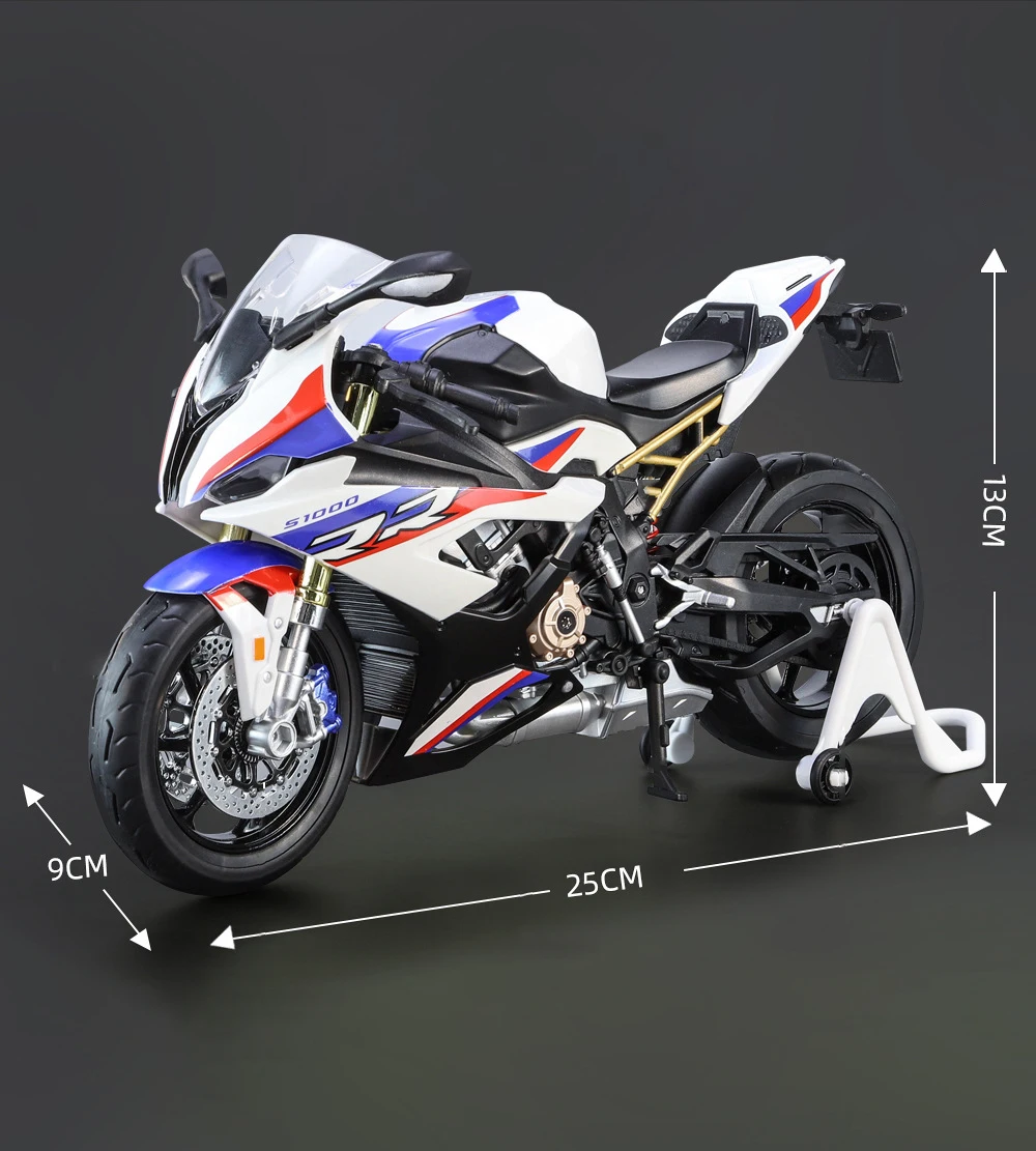 1:9 Large Scale Motor BMW S1000 RR Alloy Diecast Motorcycle Model ...