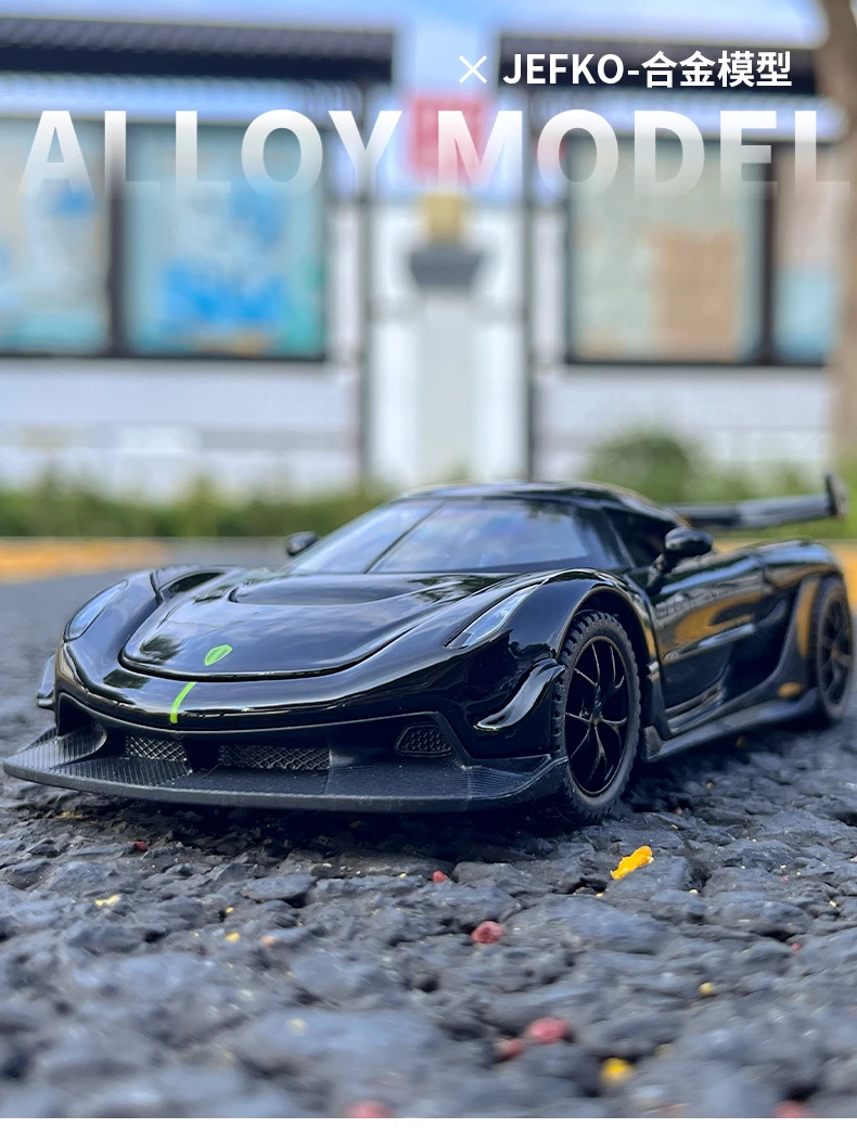 Diecast car 1:32 Koenigsegg Jesko Car Models Alloy Diecast Toy Vehicle ...