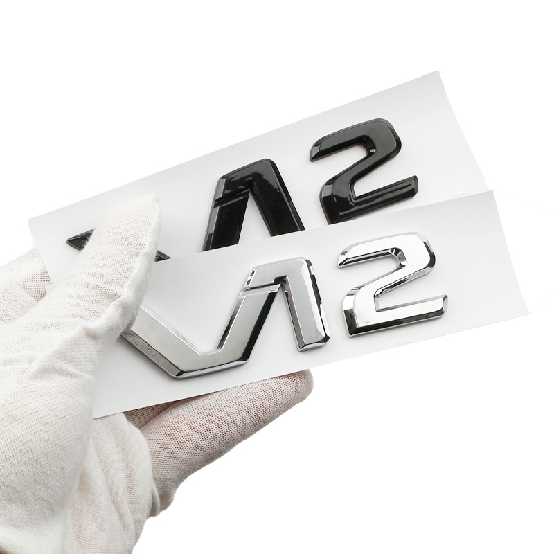 1 x ABS V12 Logo Car Auto Rear Trunk Emblem Badge Sticker Decal ...