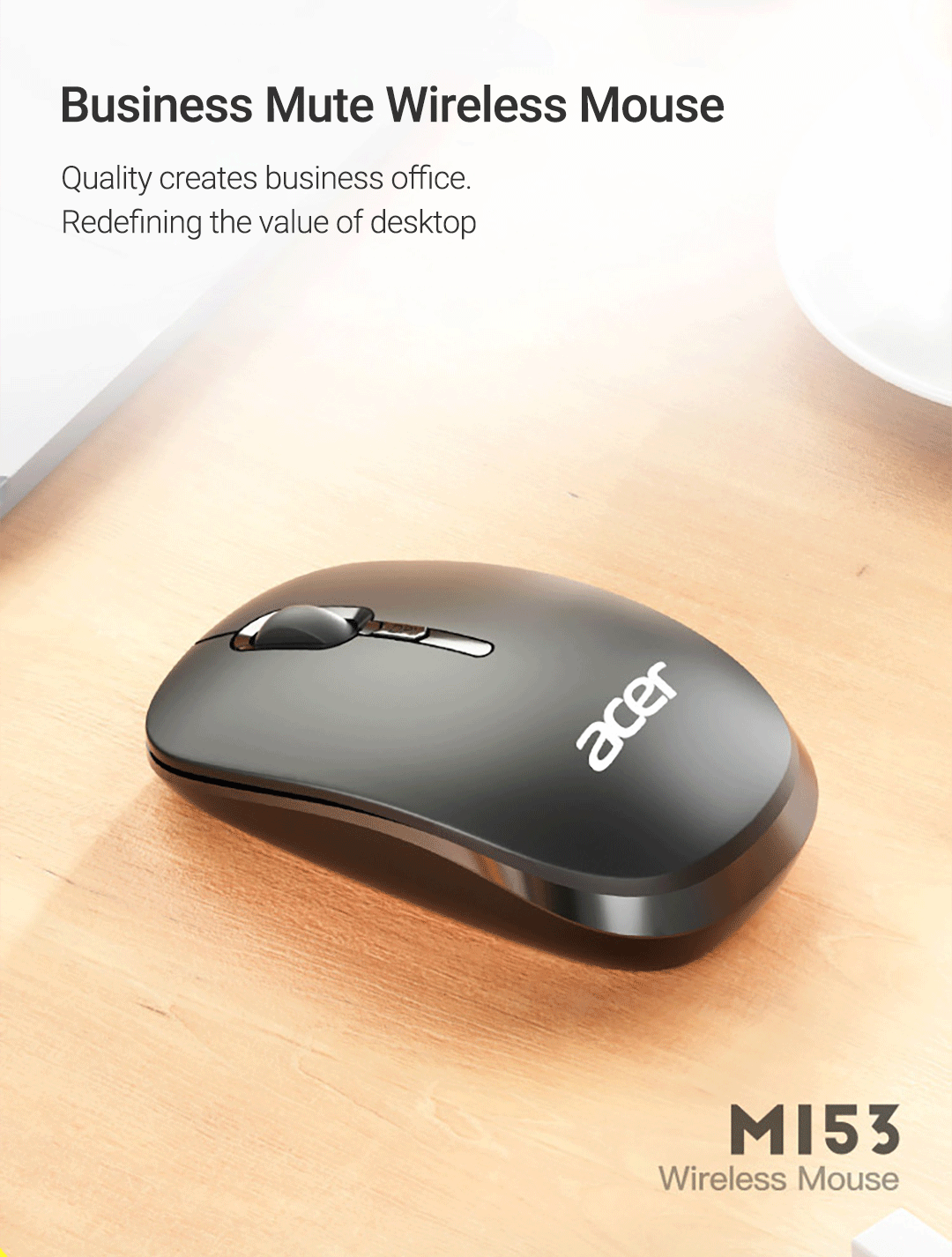 Acer Wireless Mouse M153 Mute Mouse Three Speed DPI Adjustment 2.4G Wireless Connection | Shopee ...