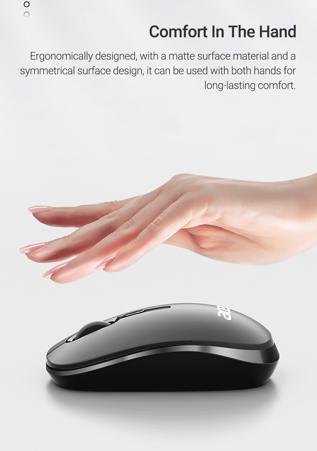 Acer Wireless Mouse M153 Mute Mouse Three Speed DPI Adjustment 2.4G ...