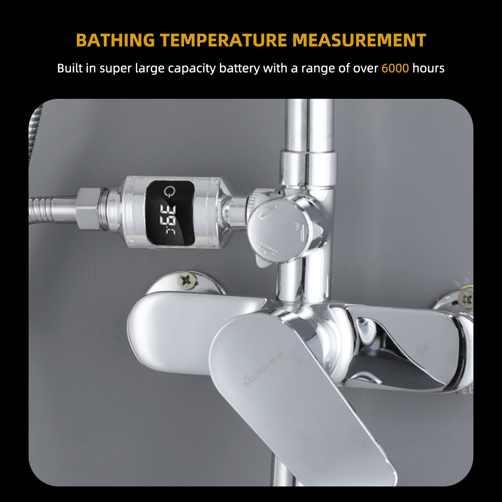 Home LED Display Bathing Temperature Meter Shower Faucets Water ...