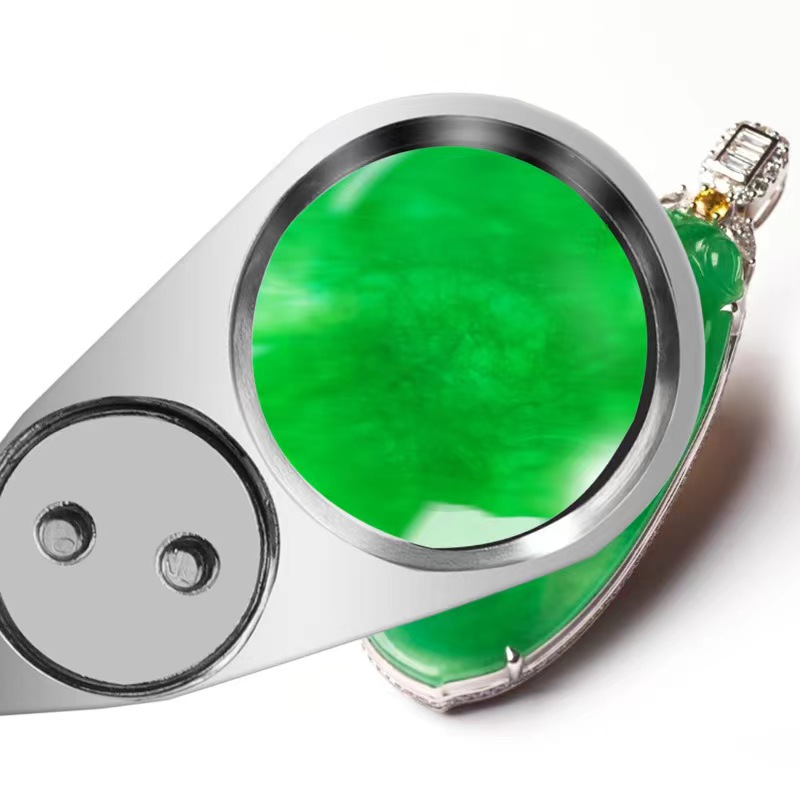 40 times UV banknote inspection lamp with LED light, all-metal foldable ...