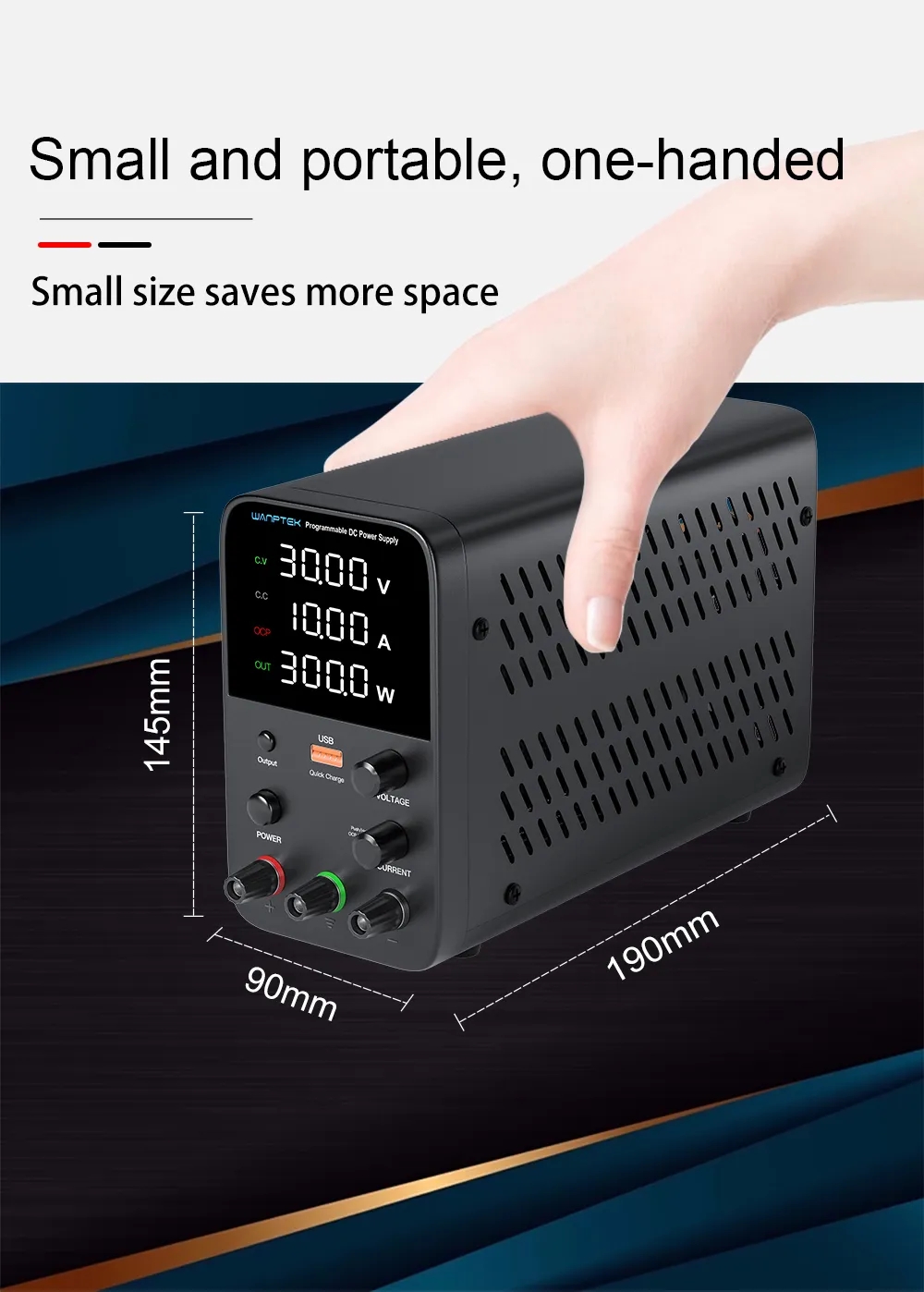 Wanptek Programmable DC Power Supply WPS3010H Laboratory Maintenance Workbench 30V 10A Voltage ...