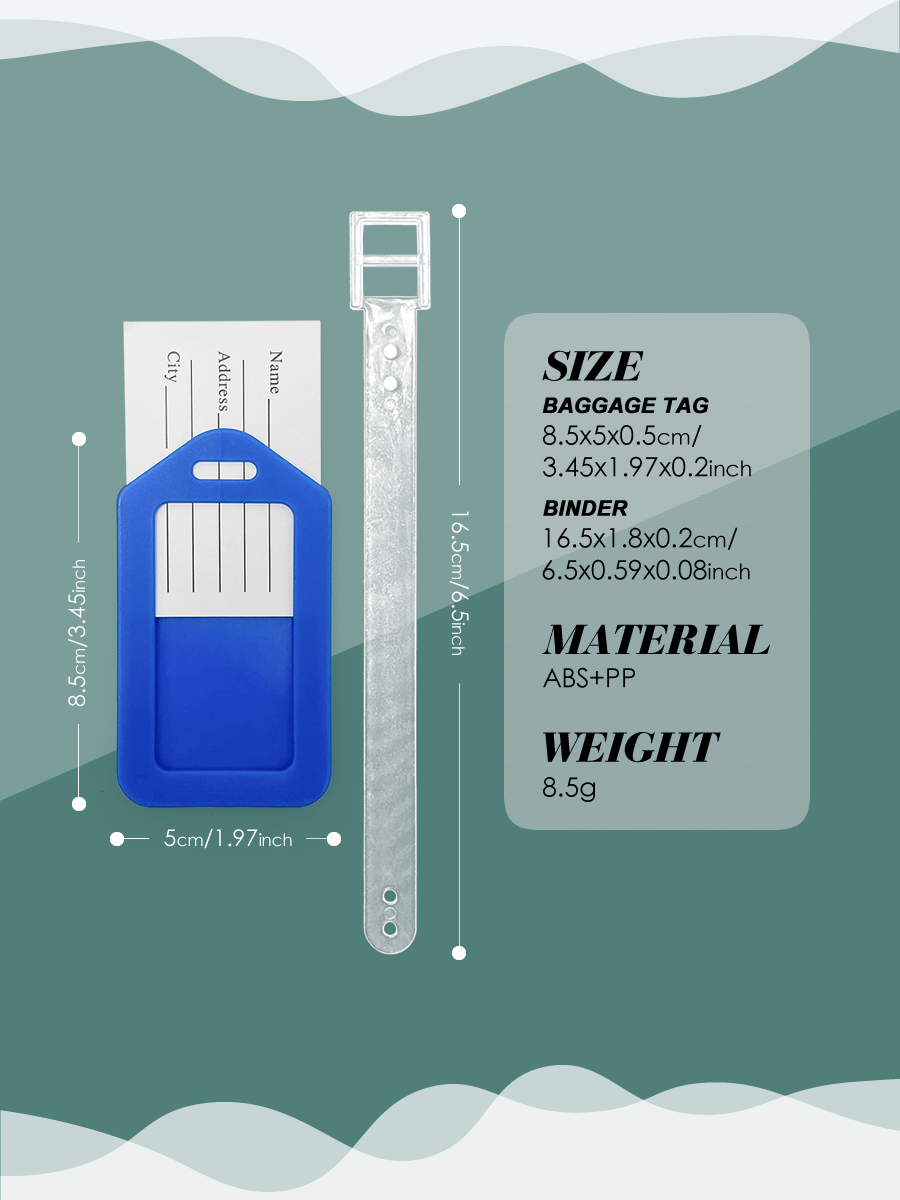 10pcs Luggage Tag Sign Tag Travel Airplane Suitcase Tag Listing ...