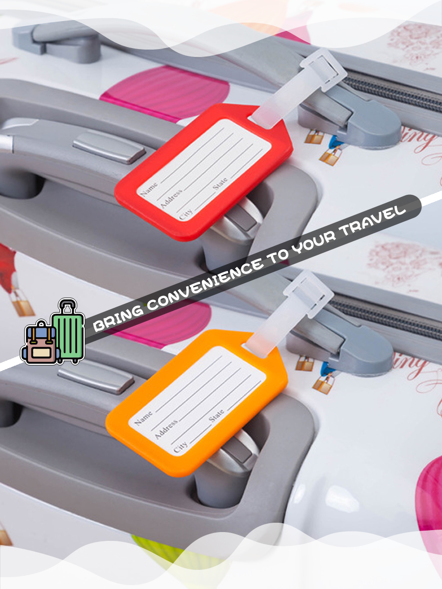 10pcs Luggage Tag Sign Tag Travel Airplane Suitcase Tag Listing ...
