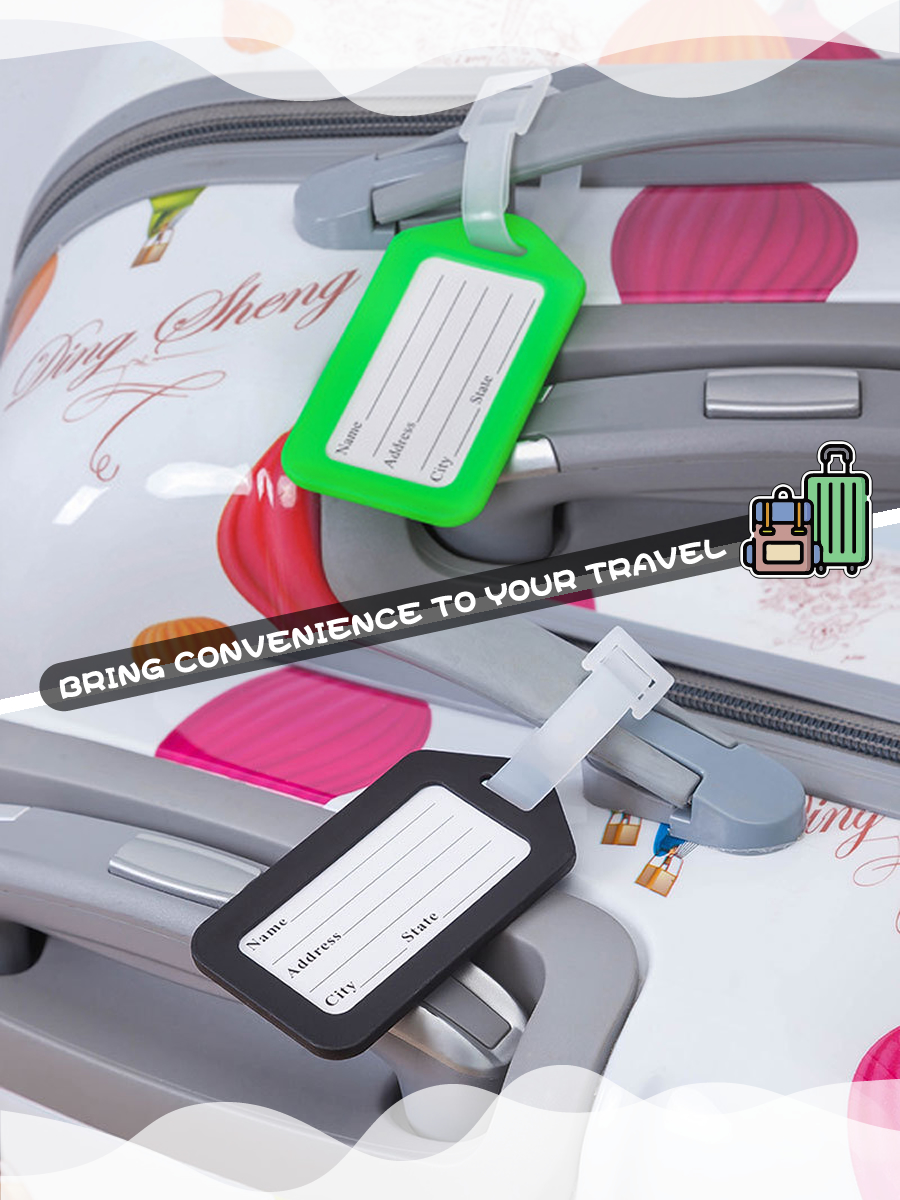 10pcs Luggage Tag Sign Tag Travel Airplane Suitcase Tag Listing ...