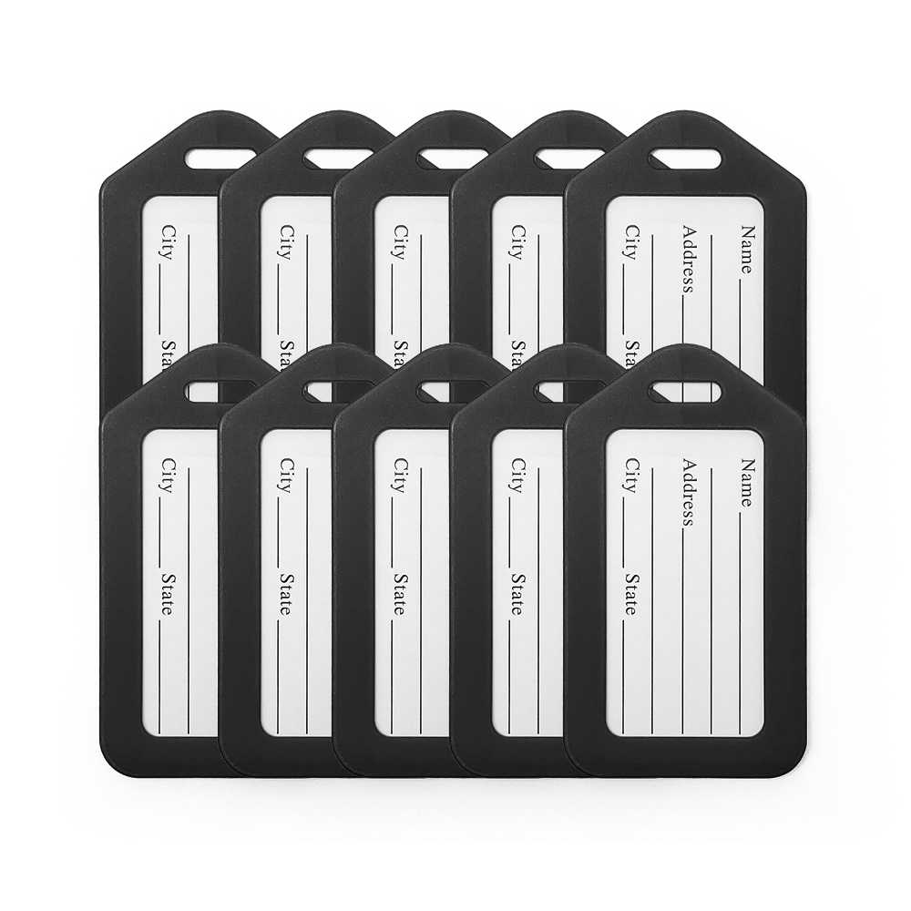 10pcs Luggage Tag Sign Tag Travel Airplane Suitcase Tag Listing ...