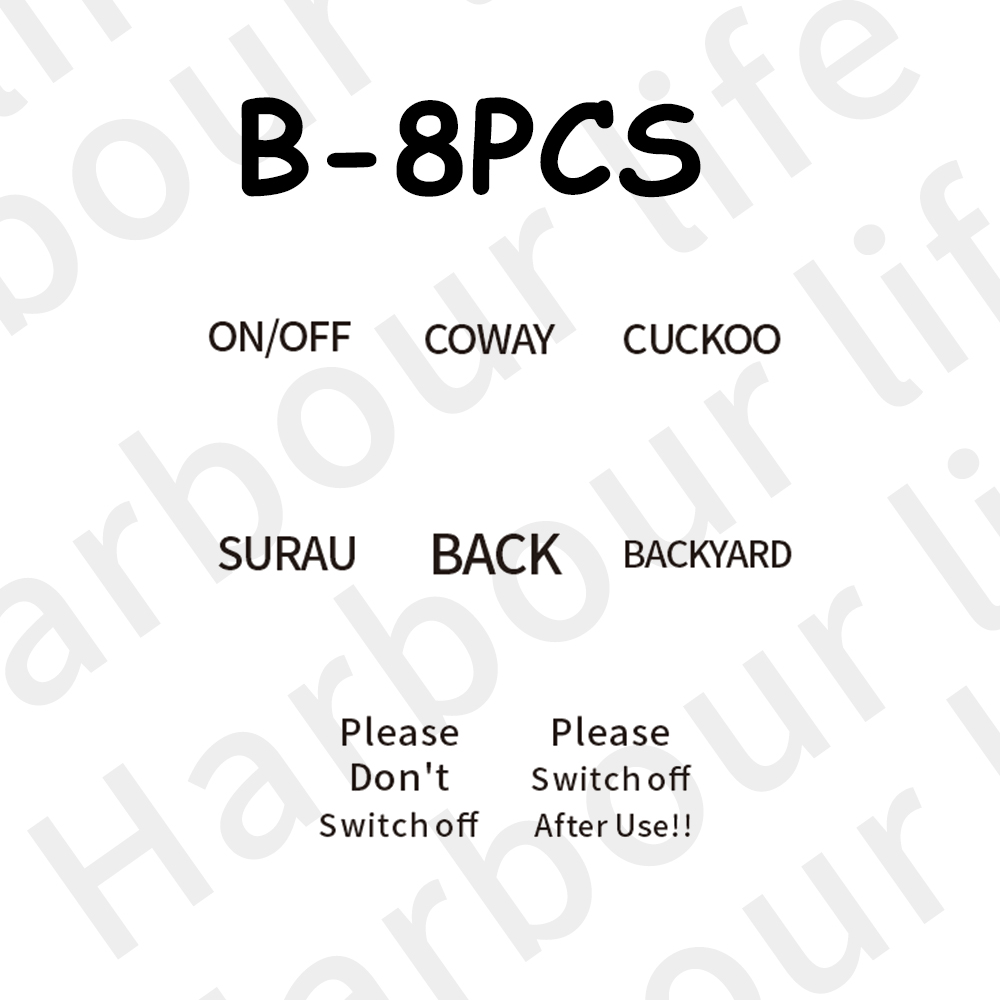 Switch Label Sticker – new Designed Premium Borderless Waterproof ...