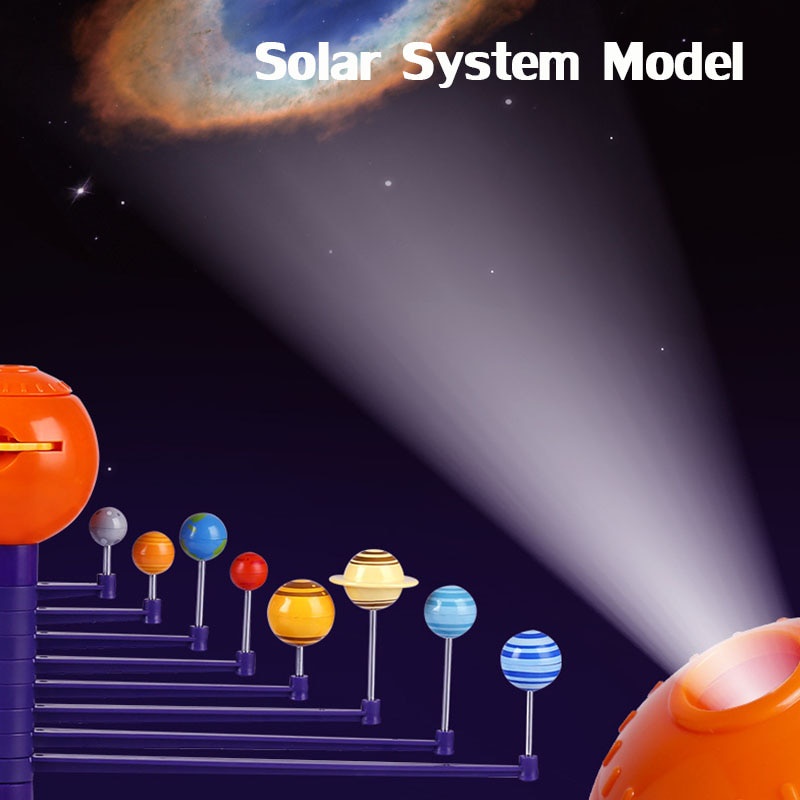 【Ready Stock】Science Solar System Projector Planetarium Model Kit Space ...