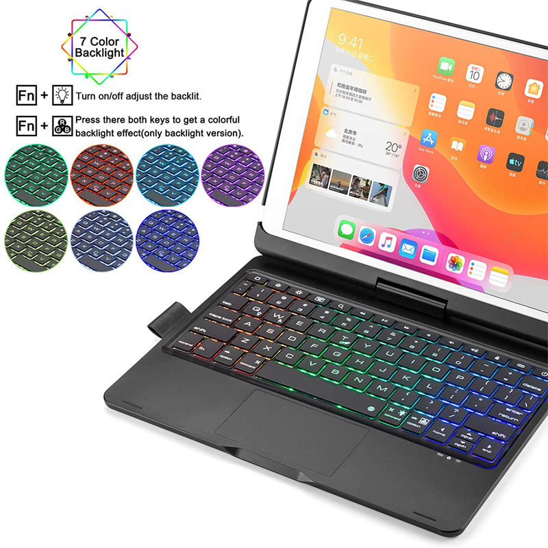 Touchpad Keyboard Case For iPad 10.2 7th 8th 9th gen 10th generation 11 ...