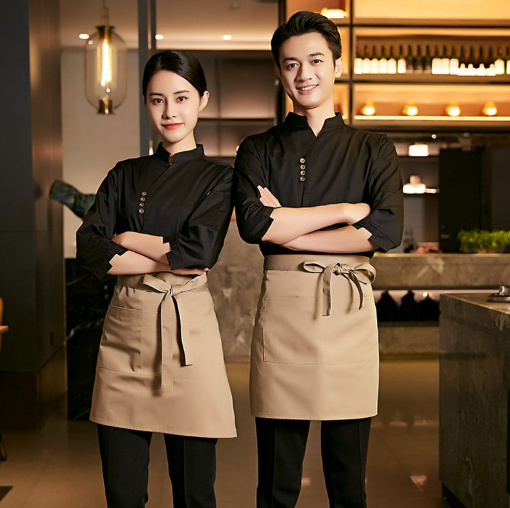 Ready Stock Uniforms Work Uniforms Chefs coat men white coat lying ...