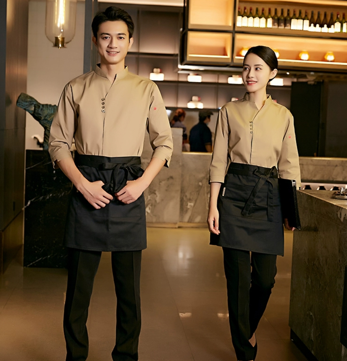 Ready Stock Uniforms Work Uniforms Chefs coat men white coat lying ...