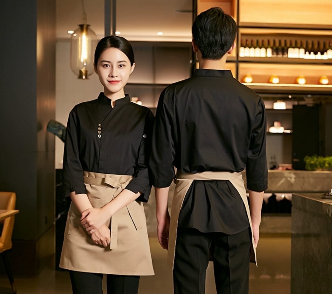 Ready Stock Uniforms Work Uniforms Chefs coat men white coat lying ...