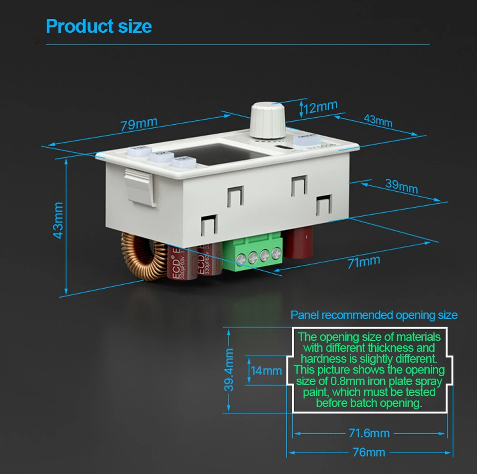RK6006 RK6006-BT Regulated Power Supply 6A 60V DC DC Step Down Voltage ...