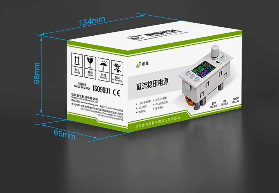 RK6006 RK6006-BT Regulated Power Supply 6A 60V DC DC Step Down Voltage ...