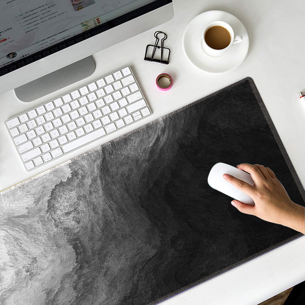 Mist Mousepad Extended Mousepad Large Gaming Mousepad Stitched Edge ...
